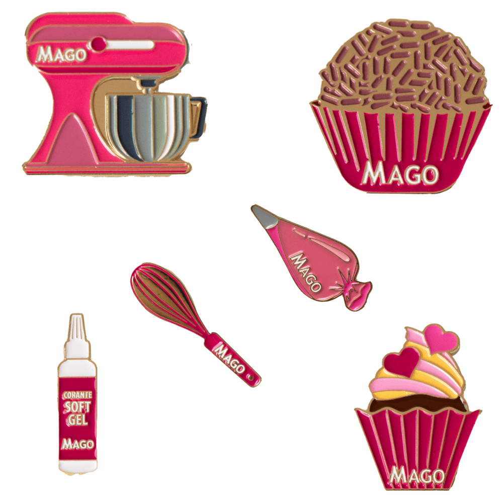 Kit PINs Mago - Todos Modelos - Loja da Mago